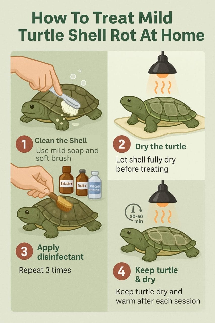 How To Treat A Turtle’s Shell Rot? [Treatment At Home Guide] – The ...