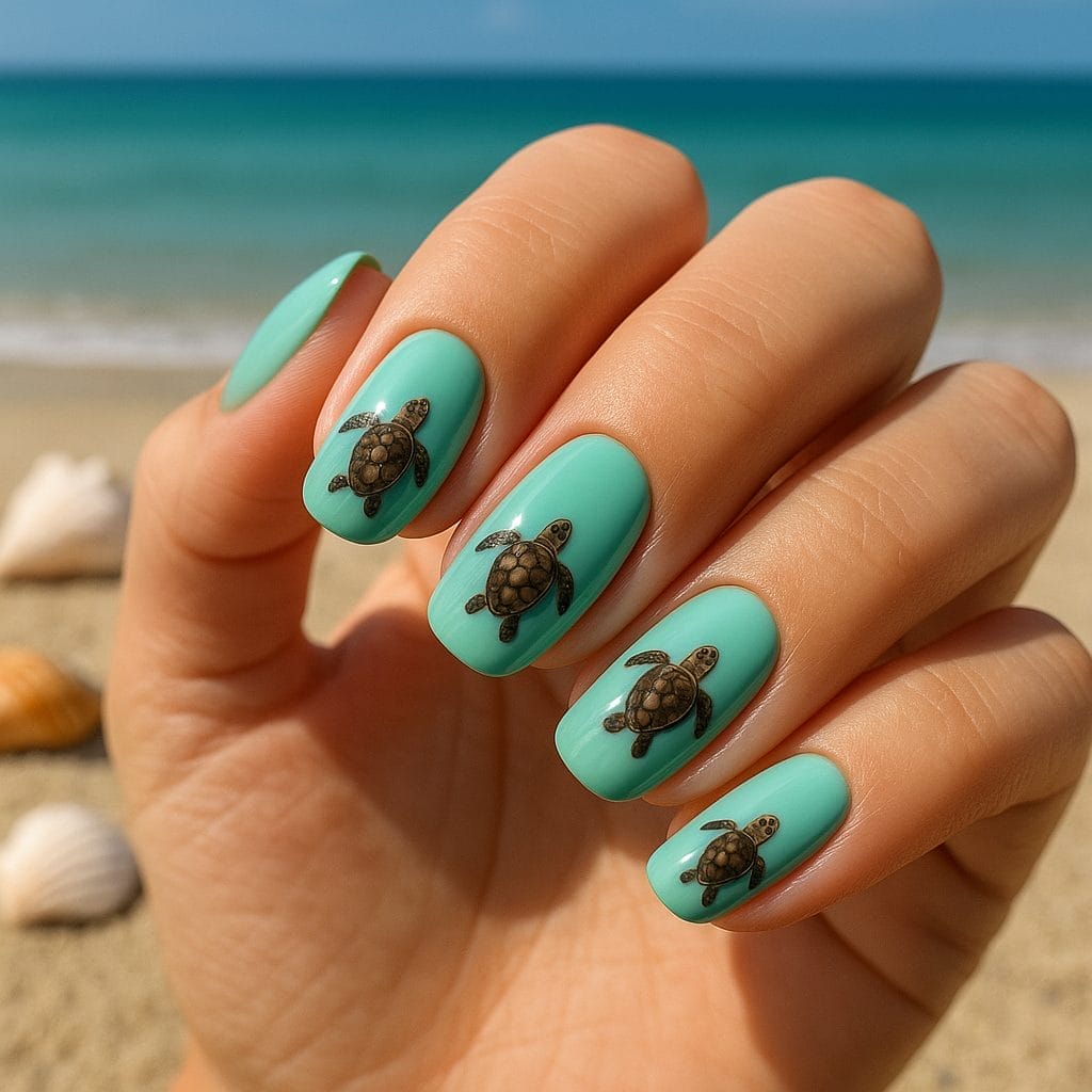 100 Turtle-Themed Nail Art Ideas For Creative Owners! – The Turtle Hub