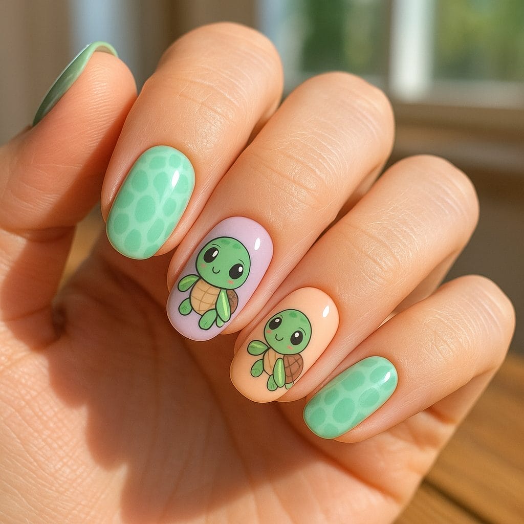 100 Turtle-Themed Nail Art Ideas For Creative Owners! – The Turtle Hub