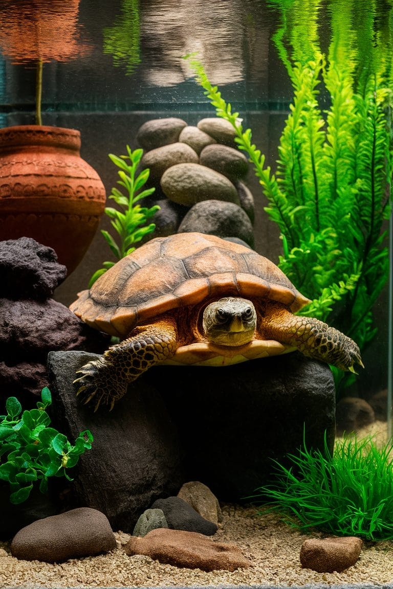 28 Turtle Tank Decoration Ideas You & Your Turtle Will Love – The ...
