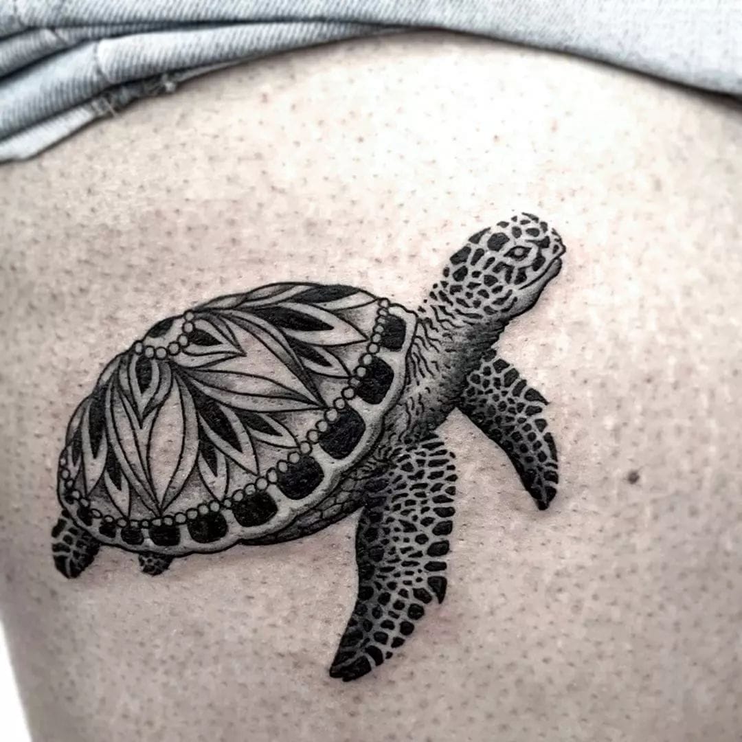 144 Striking Turtle & Tortoise Tattoo Ideas For Men & Women – The ...