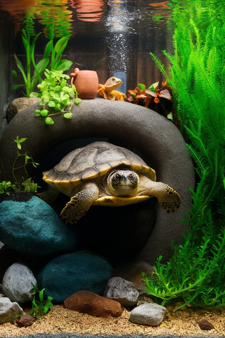 28 Turtle Tank Decoration Ideas You & Your Turtle Will Love – The ...