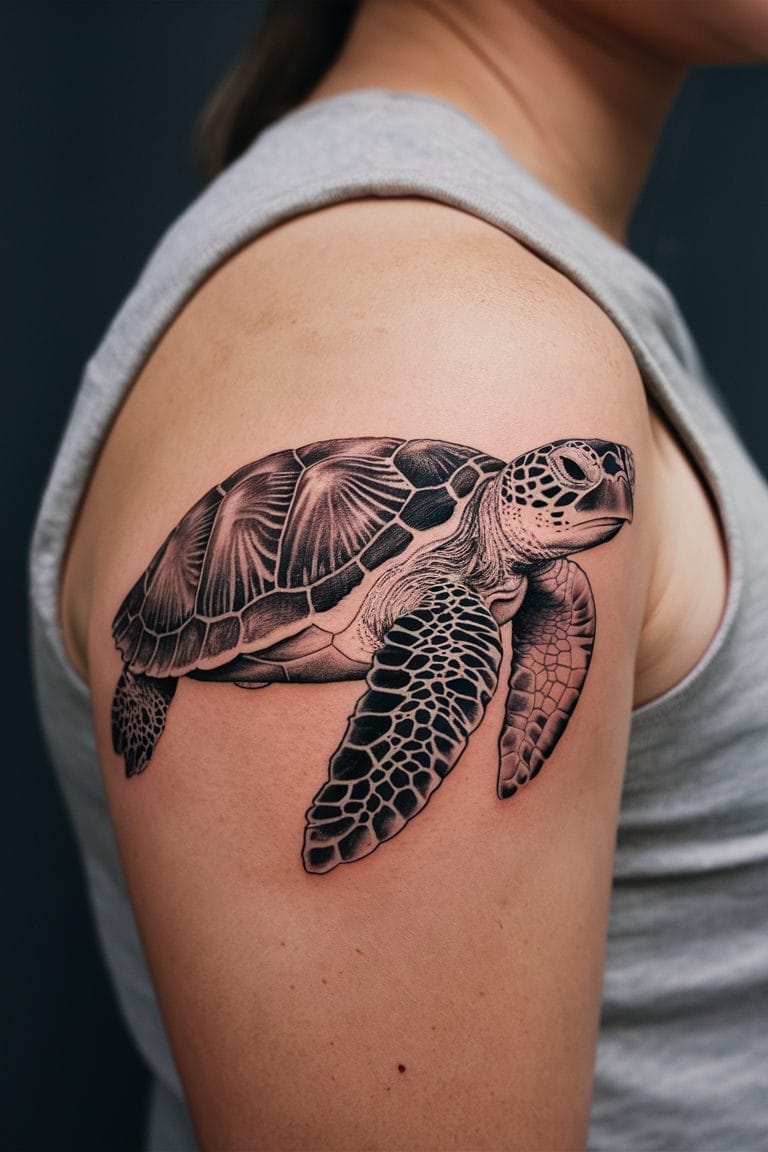 144 Striking Turtle And Tortoise Tattoo Ideas For Men And Women The