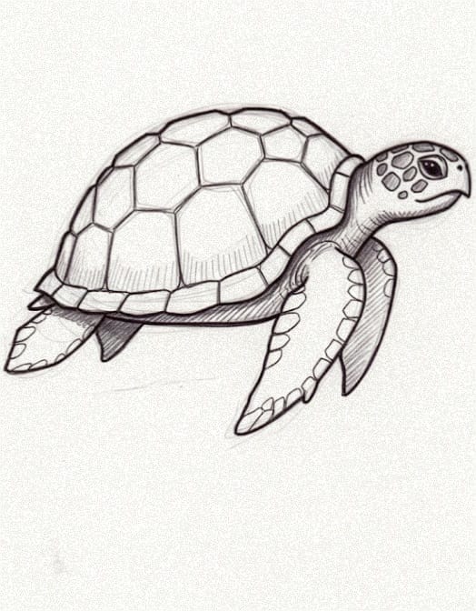 5 Easy Sea Turtle Doodles Anyone Can Draw – The Turtle Hub